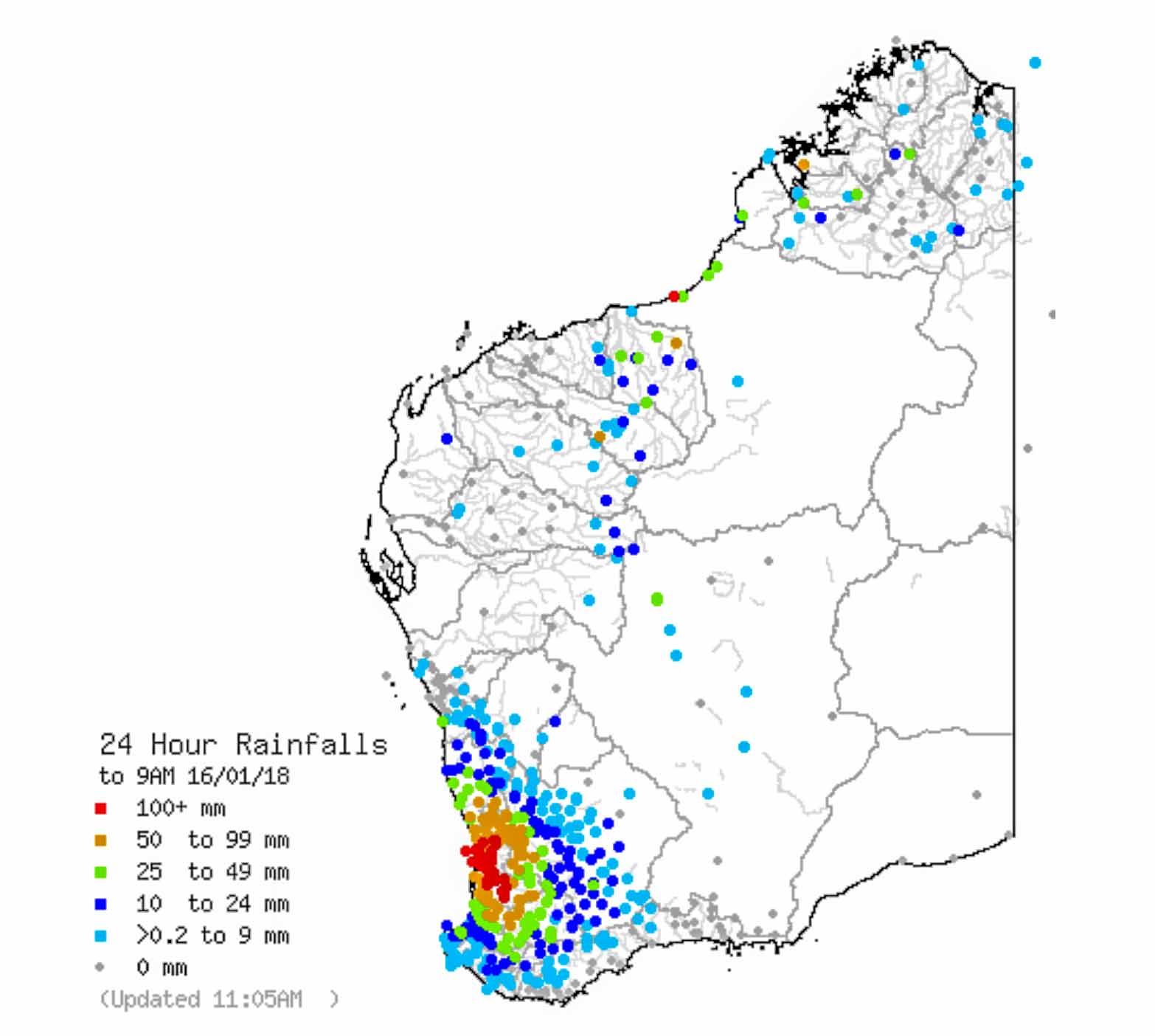 Higgins Storm Chasing | WA Rainfall